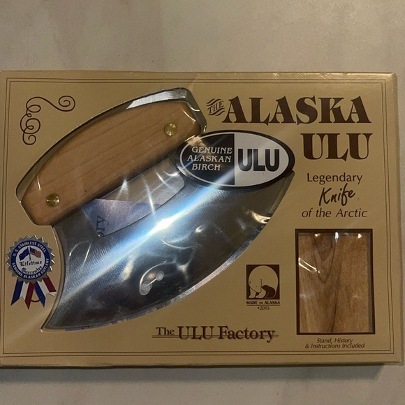 The Ulu Factory | Kitchen | Nib Vintage The Alaska Ulu Legendary Knife ...